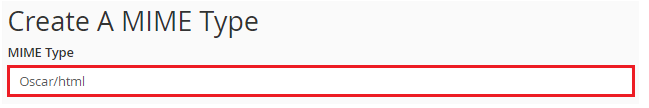 How to create a MIME type in cPanel - WHUK