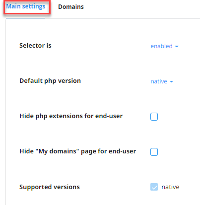What is the function of PHP selector in CloudLinux - WHUK