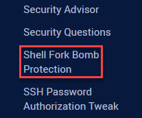 How to Make WHM Shell Fork Bomb Protection Operational