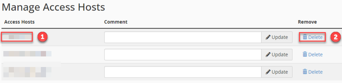 How to Remove Remote Database Access in cPanel